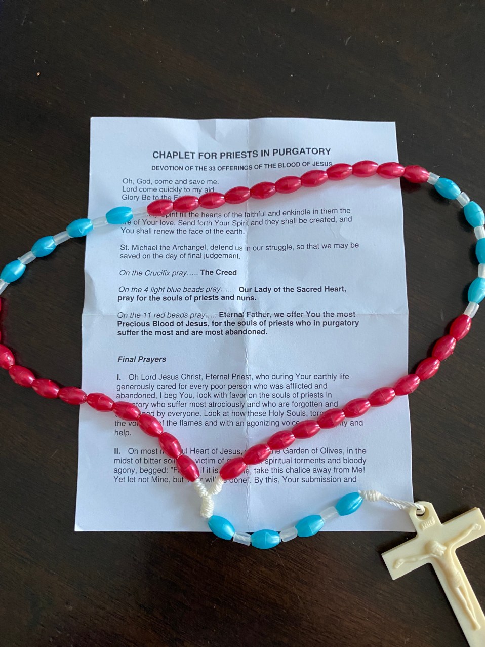 Chaplet for Priests in Purgatory | Veil of Veronica